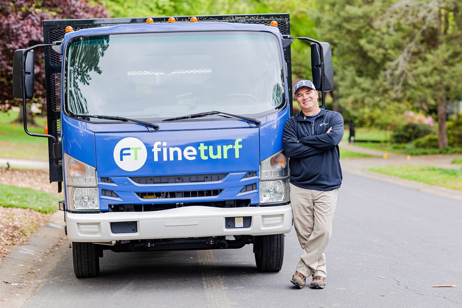 Fine Turf | Charlotte Branding Session for Lawn Care Company